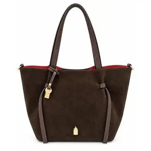 FRANCHETTI BOND Simona Italian Suede Rich Chocolate