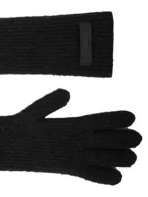 Jacquemus Les Gants Gros Grain - Black