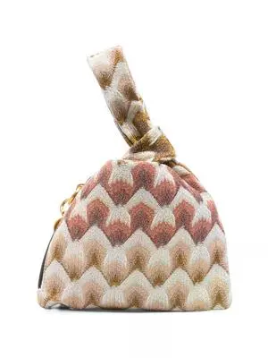 Missoni Zigzag-knit Knotted Mini Bag
