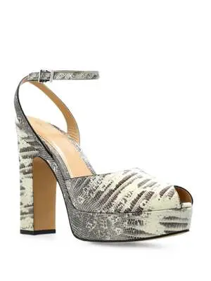Fendi Sandali After 9 In Vitello Stampato