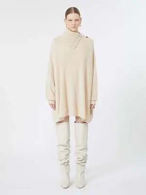 Sportmax Oversized Wool And Cashmere Dress