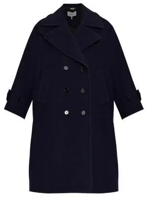 Chloé Cappotto Lungo Doppiopetto Oversize In Lana