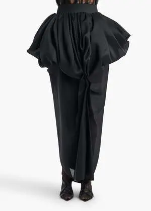 Khaite Tessa Skirt In Silk