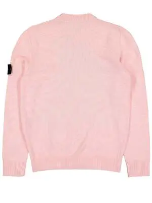 Stone Island Regular-fit Crew-neck Sweater With Ribbed Finish