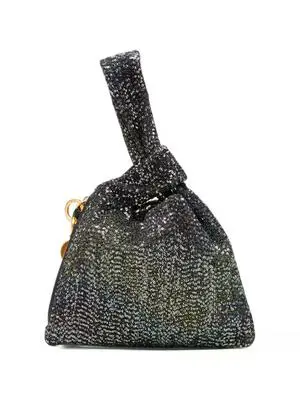 Missoni Sequin-embellished Knotted Mini Bag - Blue