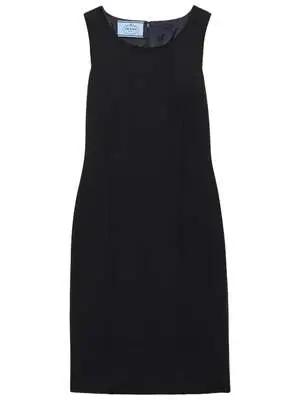 PRADA Abito Midi In Lana Elasticizzata Women