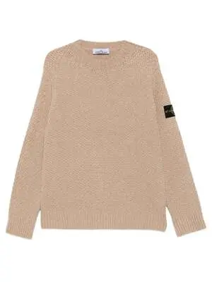 Stone Island Maglione Girocollo Vestibilità Loose A Costine - Multicolor