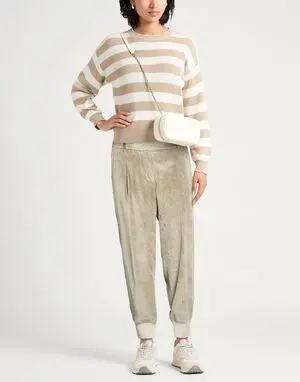 Peserico Pants Size Viscose, Elastane - Light Grey