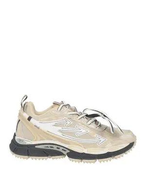 Off-White Sneakers Size Textile Fibers, Synthetic Material - Beige