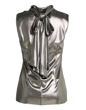 Chiara Boni La Petite Robe Top Size Viscose, Polyamide - Silver