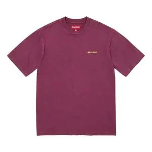 Supreme Fw26 Washed S/s T-shirt - Plum