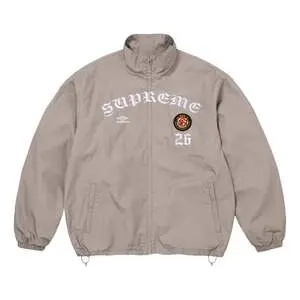 Supreme Fw26 X Umbro Cotton Ripstop Track Jacket - Grey