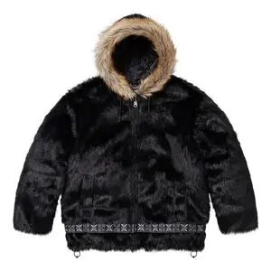 Supreme Faux Fur Parka - Black
