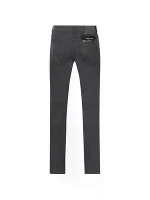 JACOB COHЁN Logo-patch Trousers