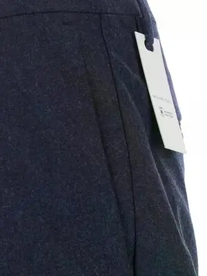 MICHAEL COAL Pleated Turn-up Trousers