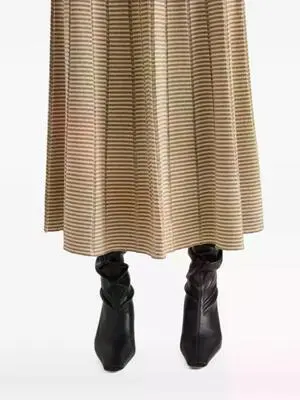 Proenza Schouler White Label Phyllis Ladder-stripe Midi Skirt