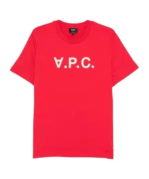 A.p.c. Maglietta Girocollo Con Logo Stampato - No