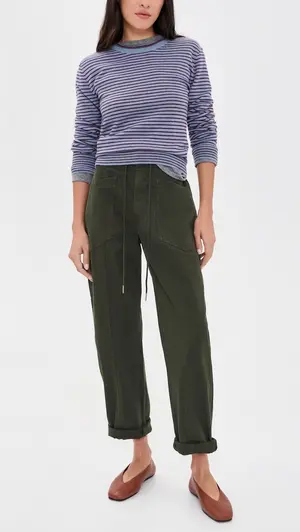 DAZE Villa Drawstring Barrel Pants