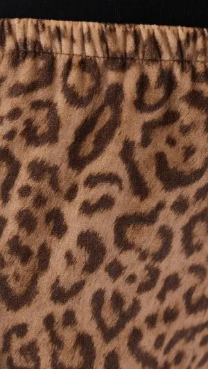 LA LIGNE Printed Velvet Colby Pants