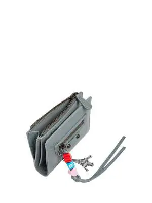 Balenciaga Le City Bifold Wallet In Arena Lambskin With Charms