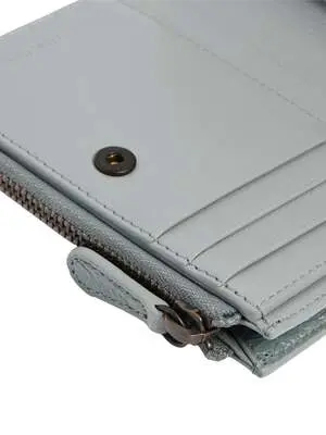 Balenciaga Le City Bifold Wallet In Arena Lambskin With Charms
