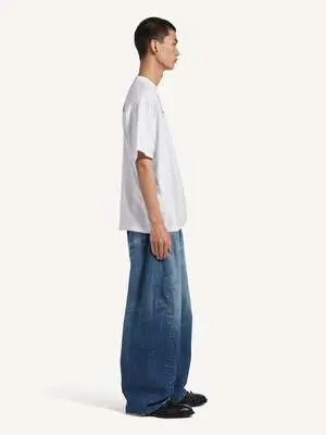 Balenciaga T-shirt Back Vestibilità Media - White