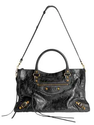 Balenciaga Le City Medium Bag In Arena Leather