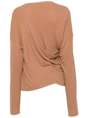 VIVIENNE WESTWOOD Long Sleeve Hebo Top - Brown