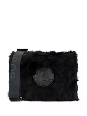 Bogner Logo-patch Faux-fur Shoulder Bag