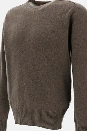 CUSTOMER LOVERS Maglione Girocollo In Cashmere - Grey