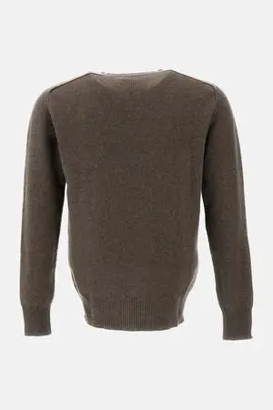 CUSTOMER LOVERS Maglione Girocollo In Cashmere - Grey
