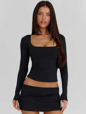 OUTCAST Base Mini Skirt - Black