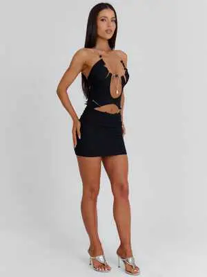 OUTCAST Niki Long Sleeve Mini Dress