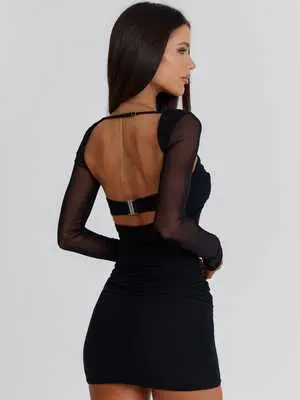 OUTCAST Niki Long Sleeve Mini Dress