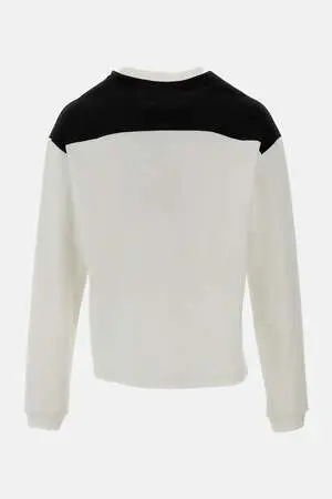 Rhude T-shirt A Maniche Lunghe Racing Panel - White