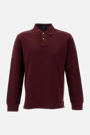 Polo Ralph Lauren POLO IN PIQUÉ A MANICHE LUNGHE Red