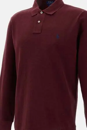Polo Ralph Lauren Polo In Piqué A Maniche Lunghe - Rosso