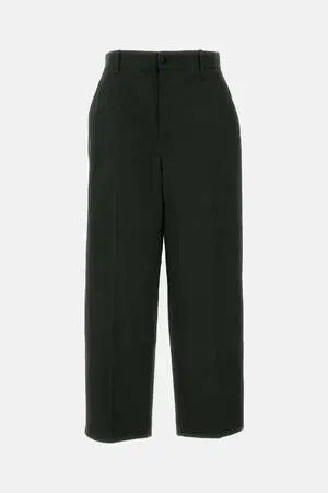 Bottega Veneta Pantaloni Casual In Cotone - Verde