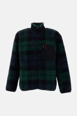 Polo Ralph Lauren Felpa Con Zip In Pile A Quadri