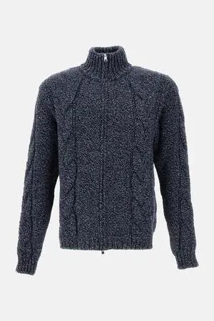 CUSTOMER LOVERS Giacca Cardigan Con Zip - Blu