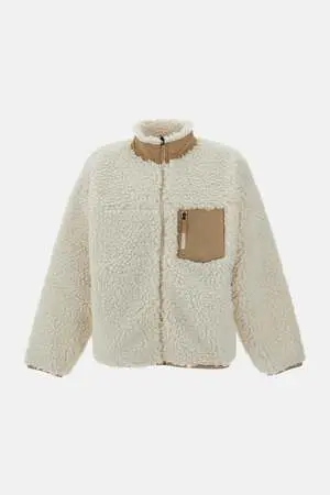 Polo Ralph Lauren Felpa Con Zip In Pile - Beige