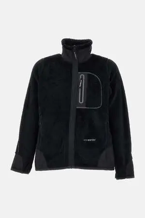 AND WANDER Giacca In Pile High Loft - Black