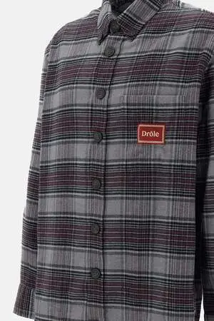 Drole De Monsieur Camicia Boxy Di Flanella A Quadri