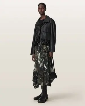 ALLSAINTS Arleen Panelled Maxi Skirt