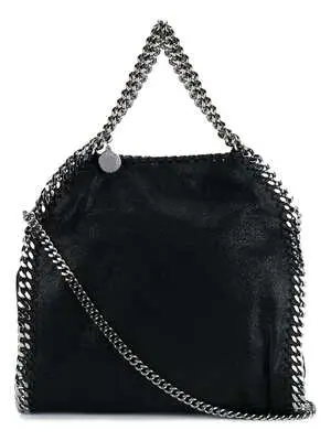 Stella McCartney Falabella Mini Tote Bag With Light Gold Chain