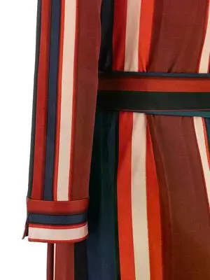 Diane Von Furstenberg Sana Stripe-print Midi Dress