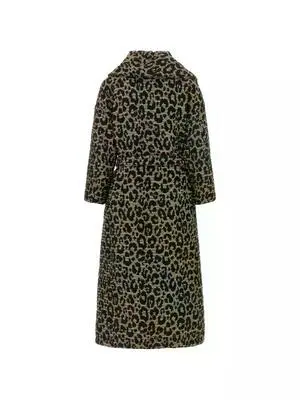Herno Leo Leopard-print Jacquard Coat