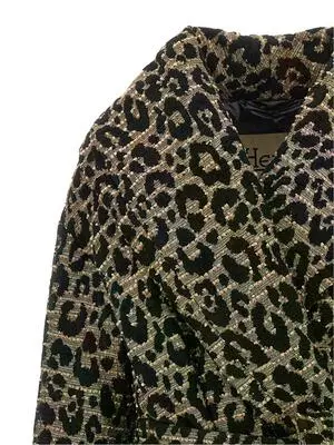 Herno Leo Leopard-print Jacquard Coat