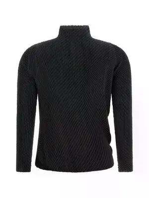 Issey Miyake Misty Pleats Asymmetrical Top