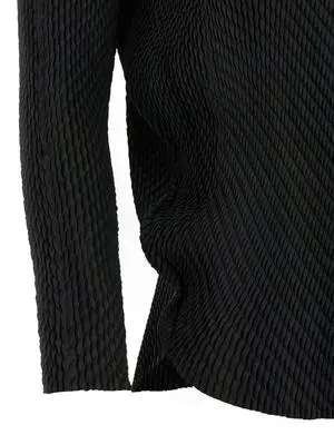 Issey Miyake Misty Pleats Asymmetrical Top